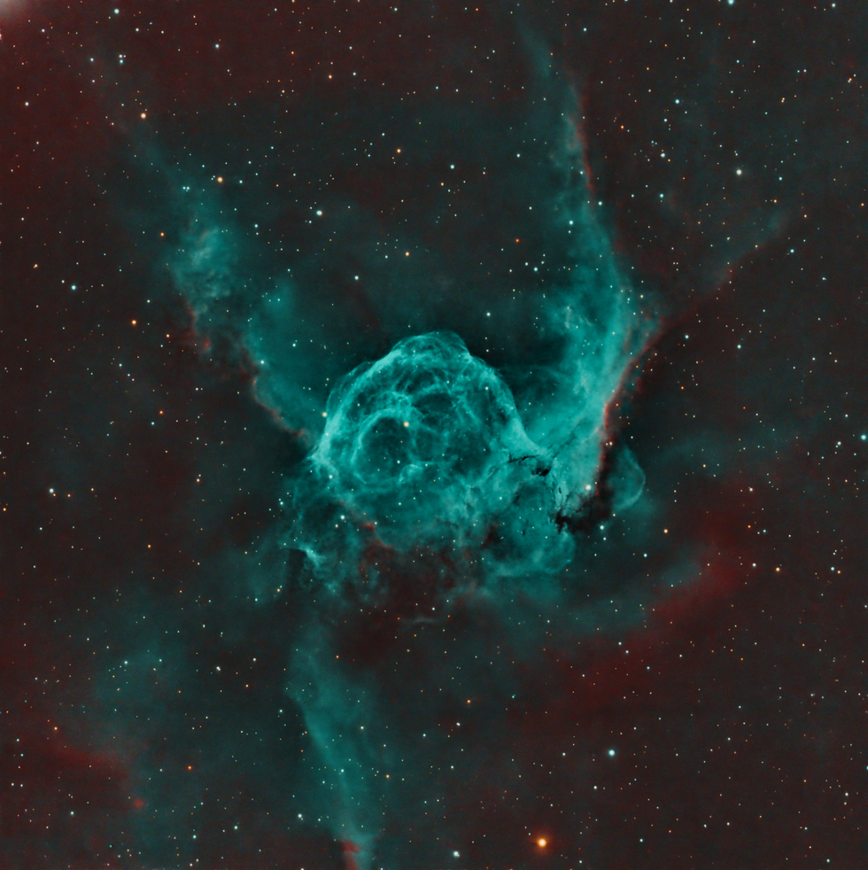 NGC 2359, Thor's Helmet | Telescope Live